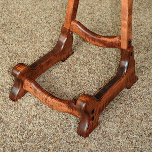 Tiger Maple Wood Guitar Stand - Etsy