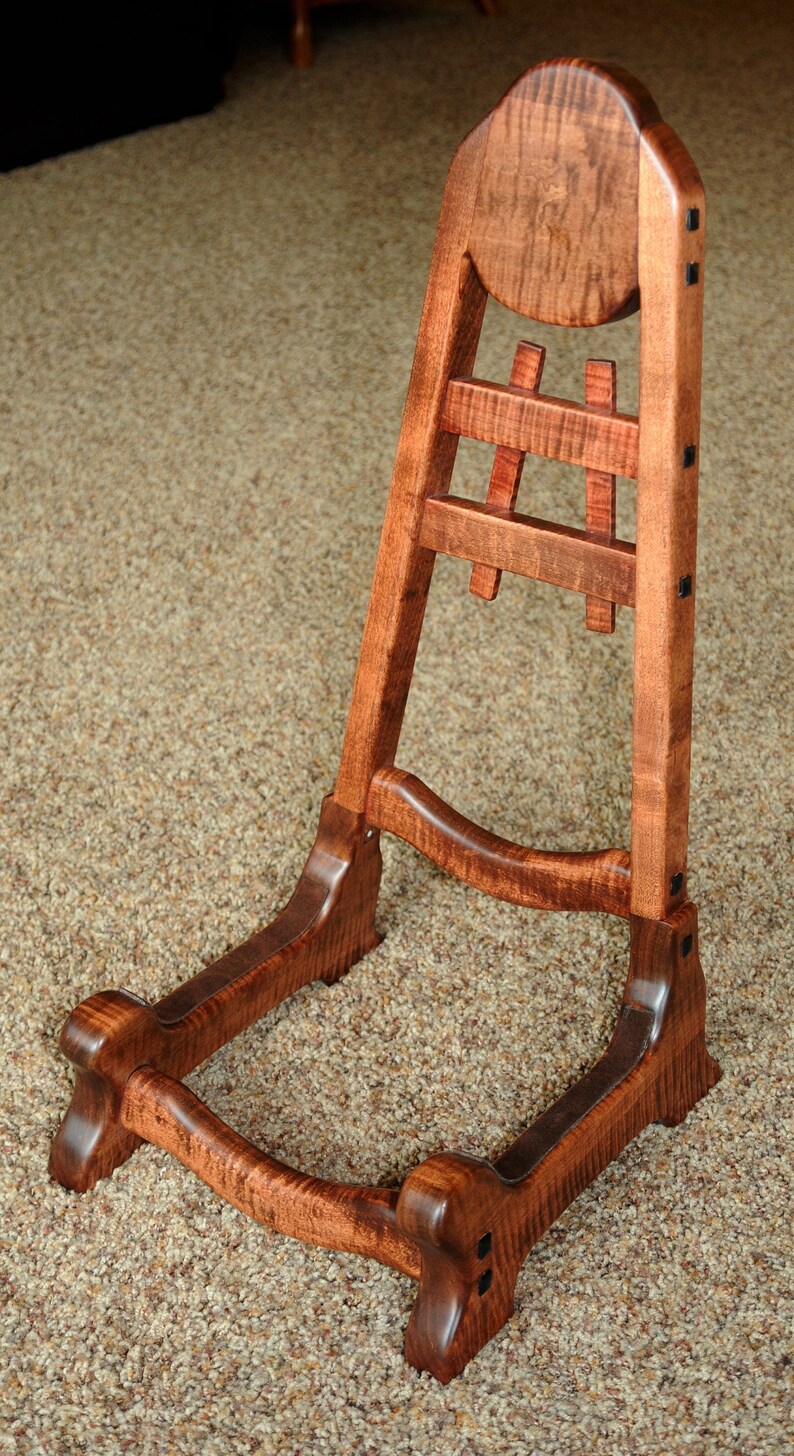 Tiger Maple Wood Guitar Stand - Etsy