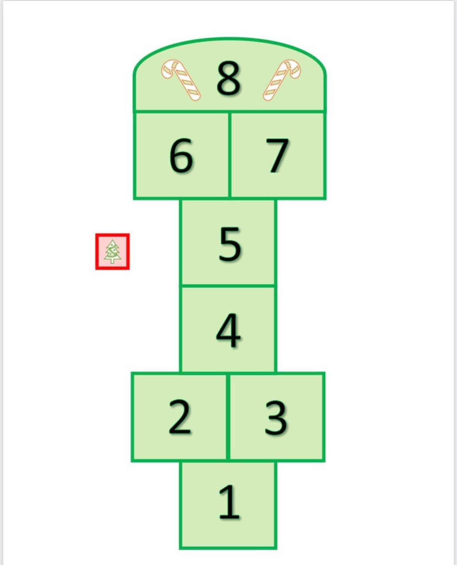 Elf Like Sized Hopscotch Printable - Etsy