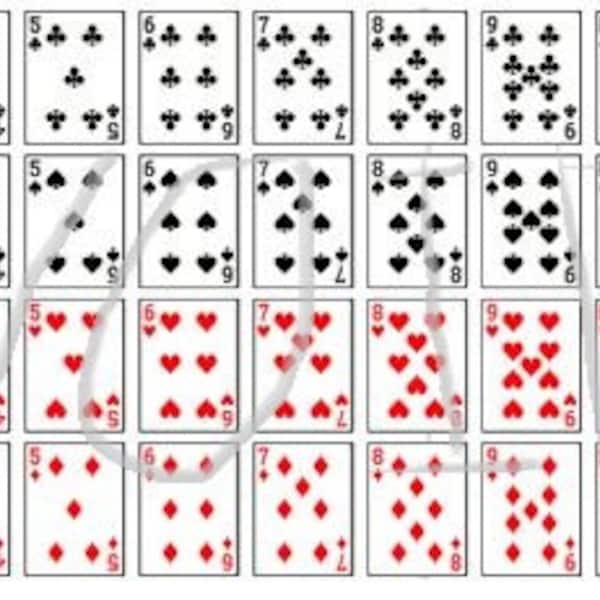 Miniature Playing Cards - Etsy