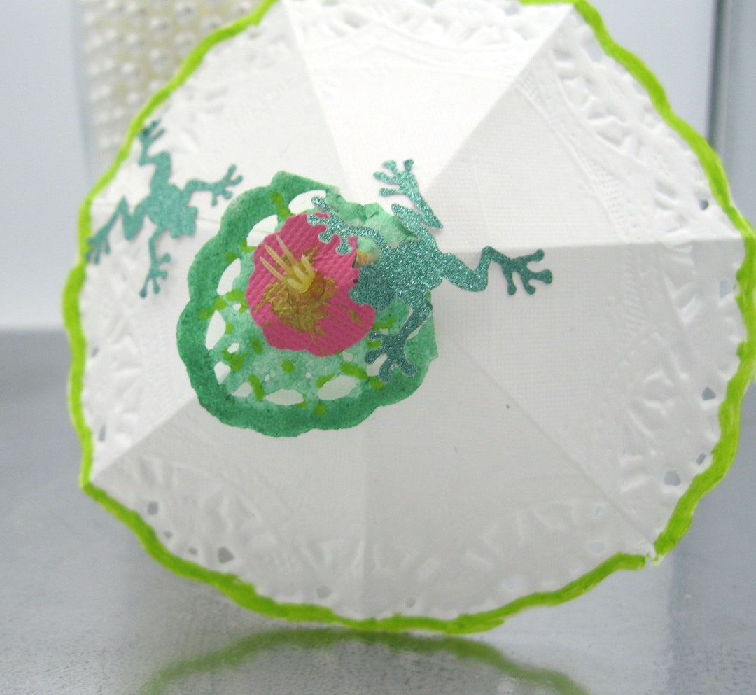 10 or 20 Frog & Lily Pad Cocktail Umbrellas Frogs With Lily Pads Party ...