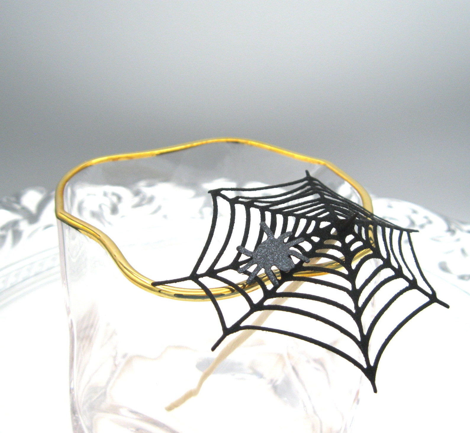 10 Spider and Web Cocktail Umbrellas Cocktail Umbrellas 10 Delicate ...