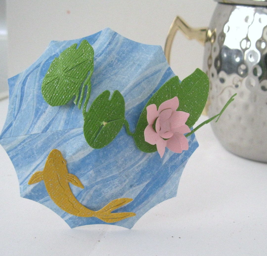 10 or 20 Pond & Lily Pad Cocktail Umbrellas With Fish Cocktail ...