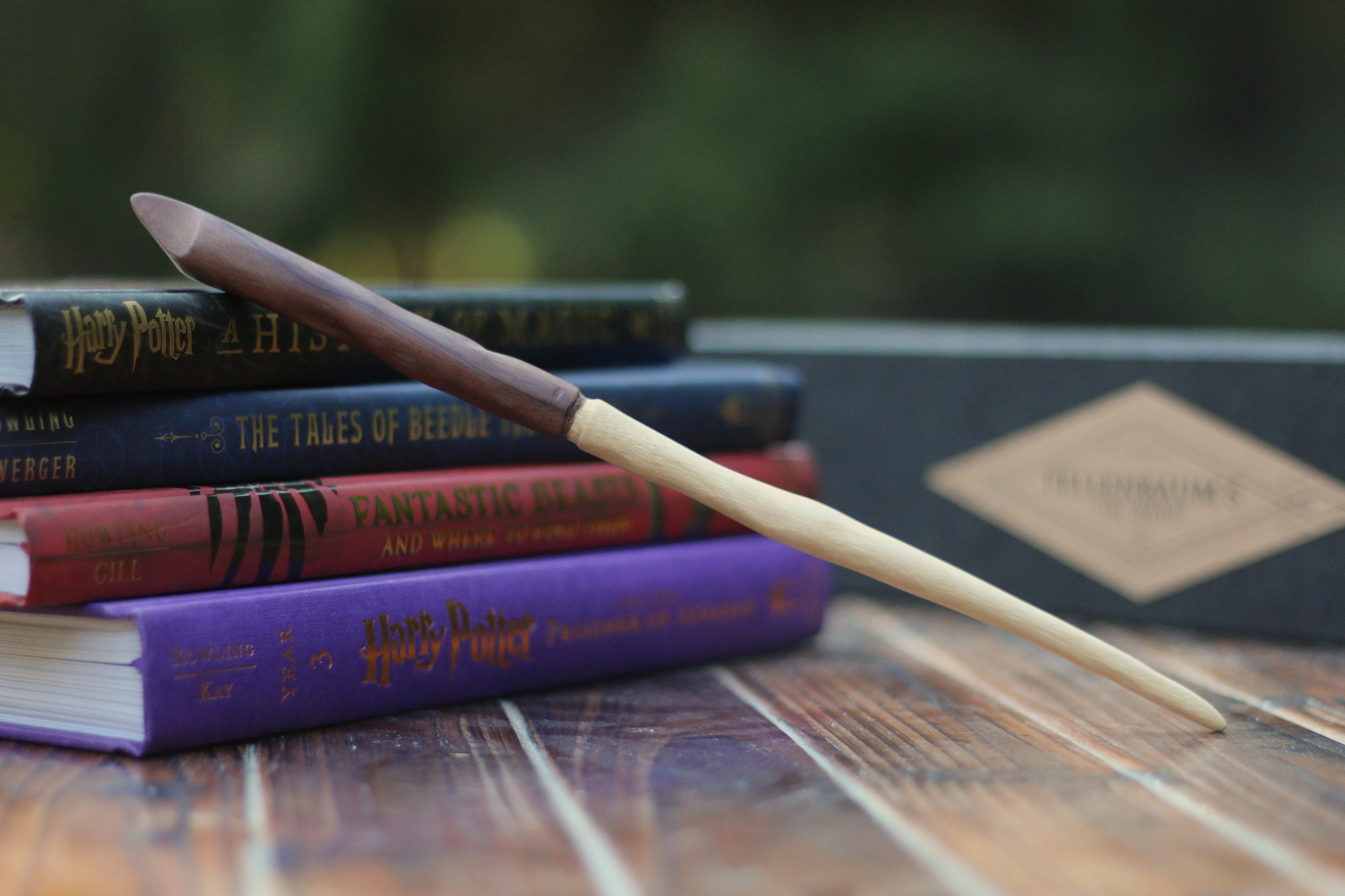 Katalox and Nutmeg Hickory Wand With Thestral Tail-hair Core - Etsy