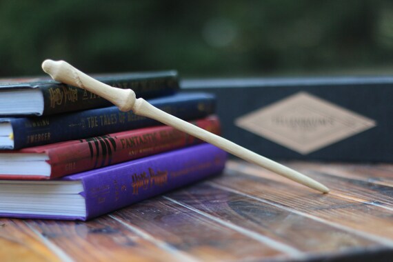 Nutmeg Hickory Wand With Rougarou Hair Core 10 1/4 Long | Etsy