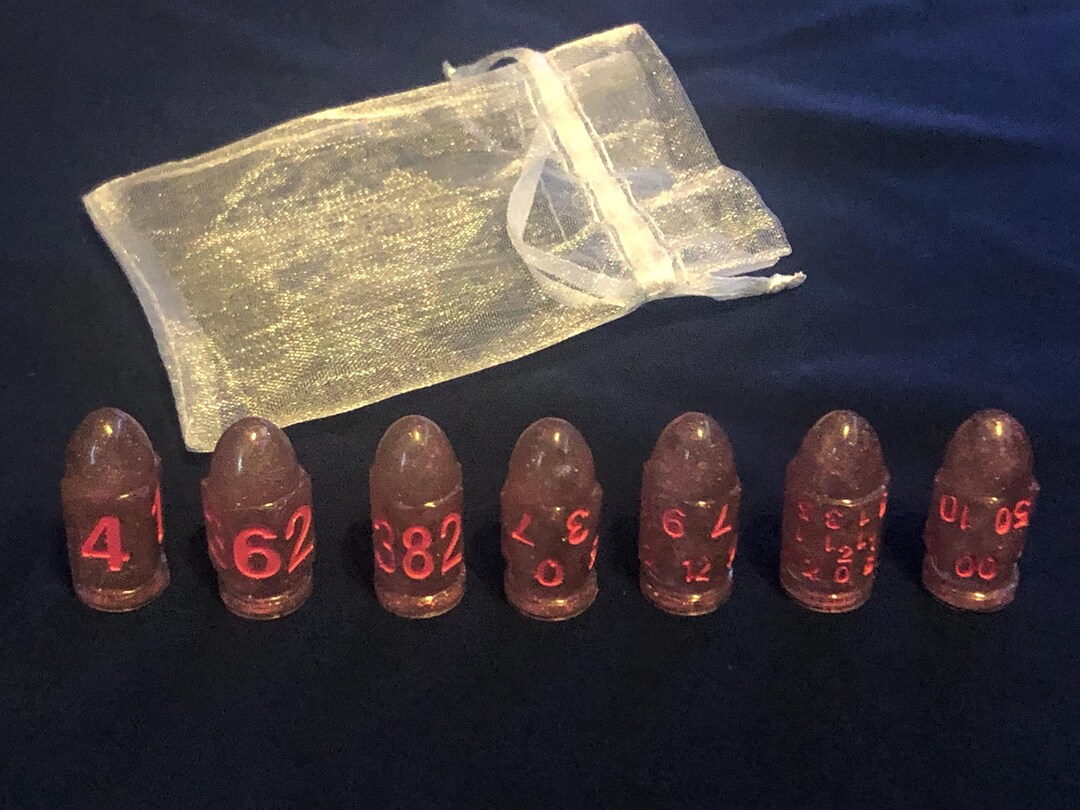 Dusty Rose Ammo Dnd Dice Set - Etsy