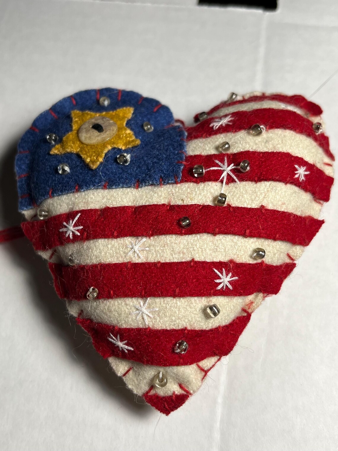 All American Heart 4x4 Inches - Etsy