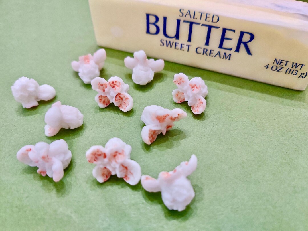 Fake Popcorn Pieces for Jewelry and Crafting! Resin With Realistic ...