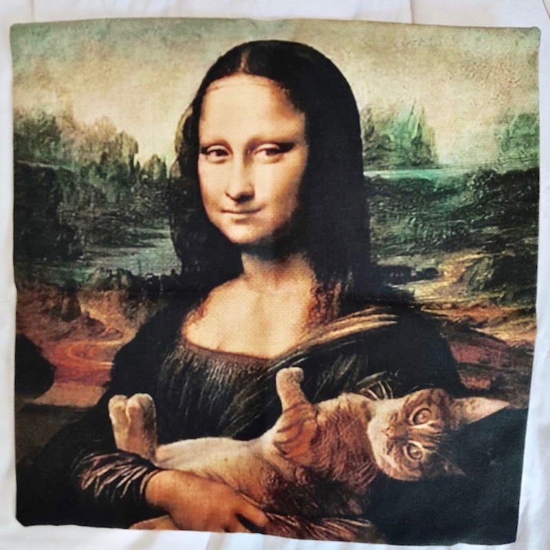 Mona Lisa Cat Bed - Etsy