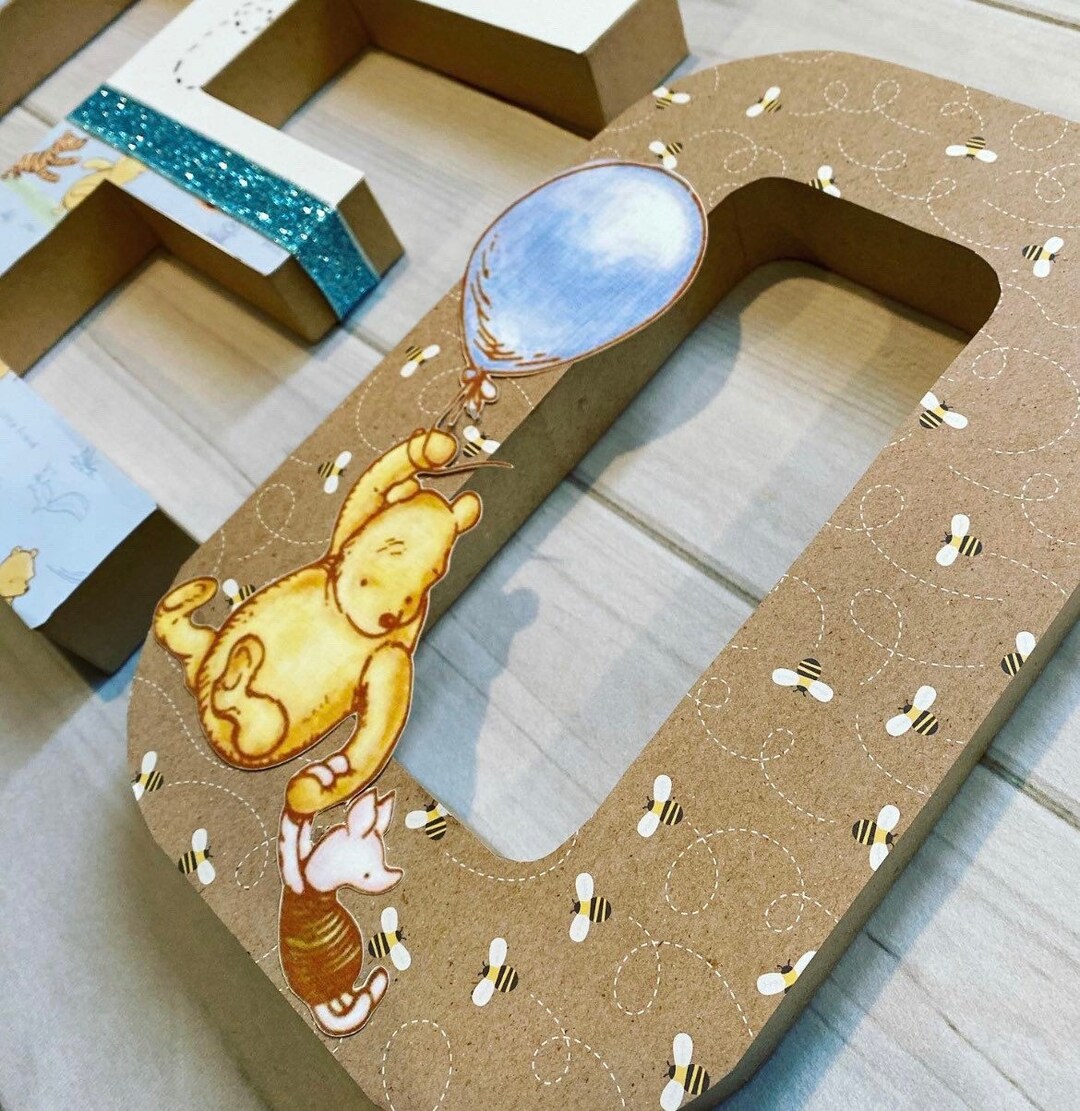 Classic Winnie the Pooh Letter - Etsy