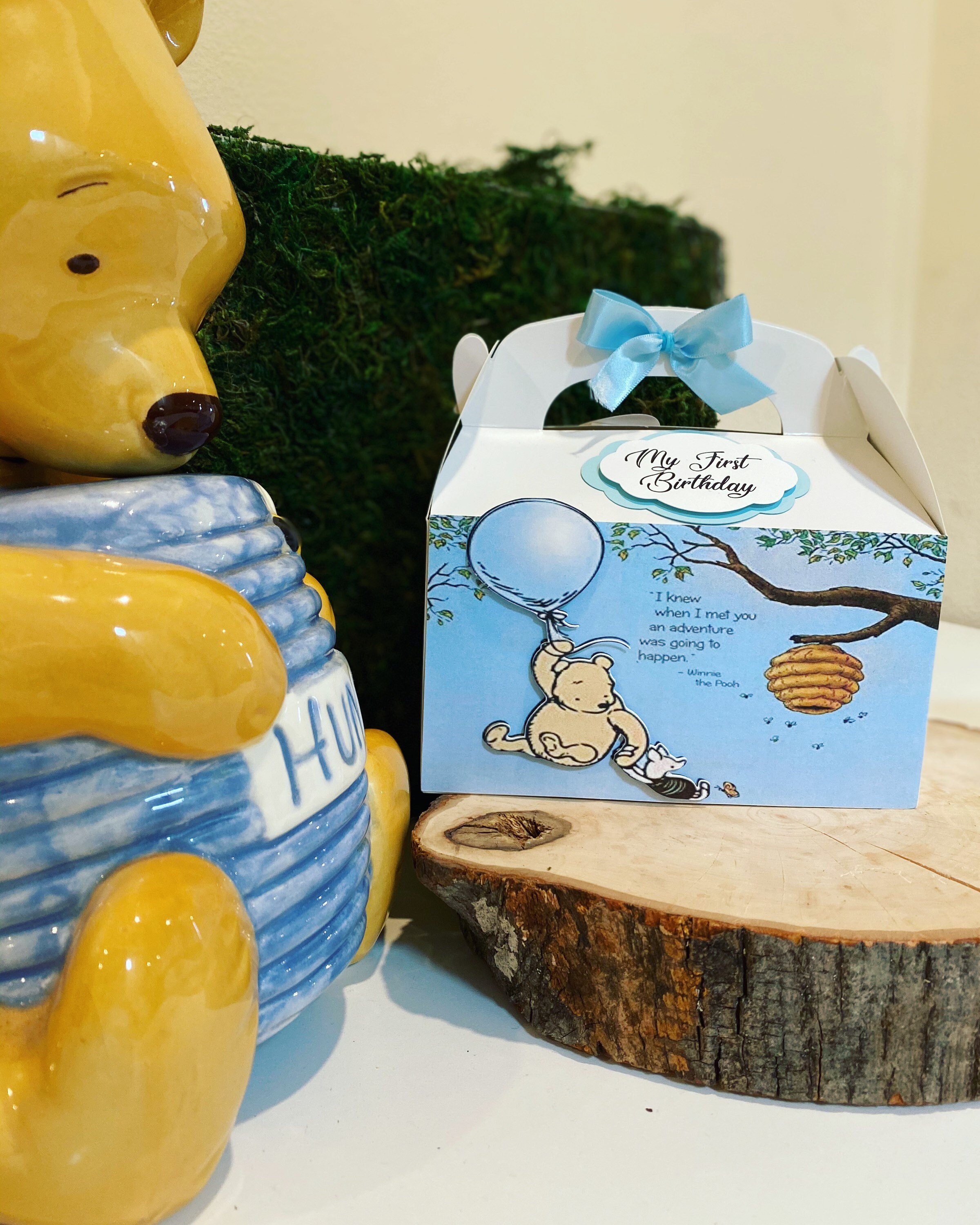 Classic Pooh Favor Box. - Etsy