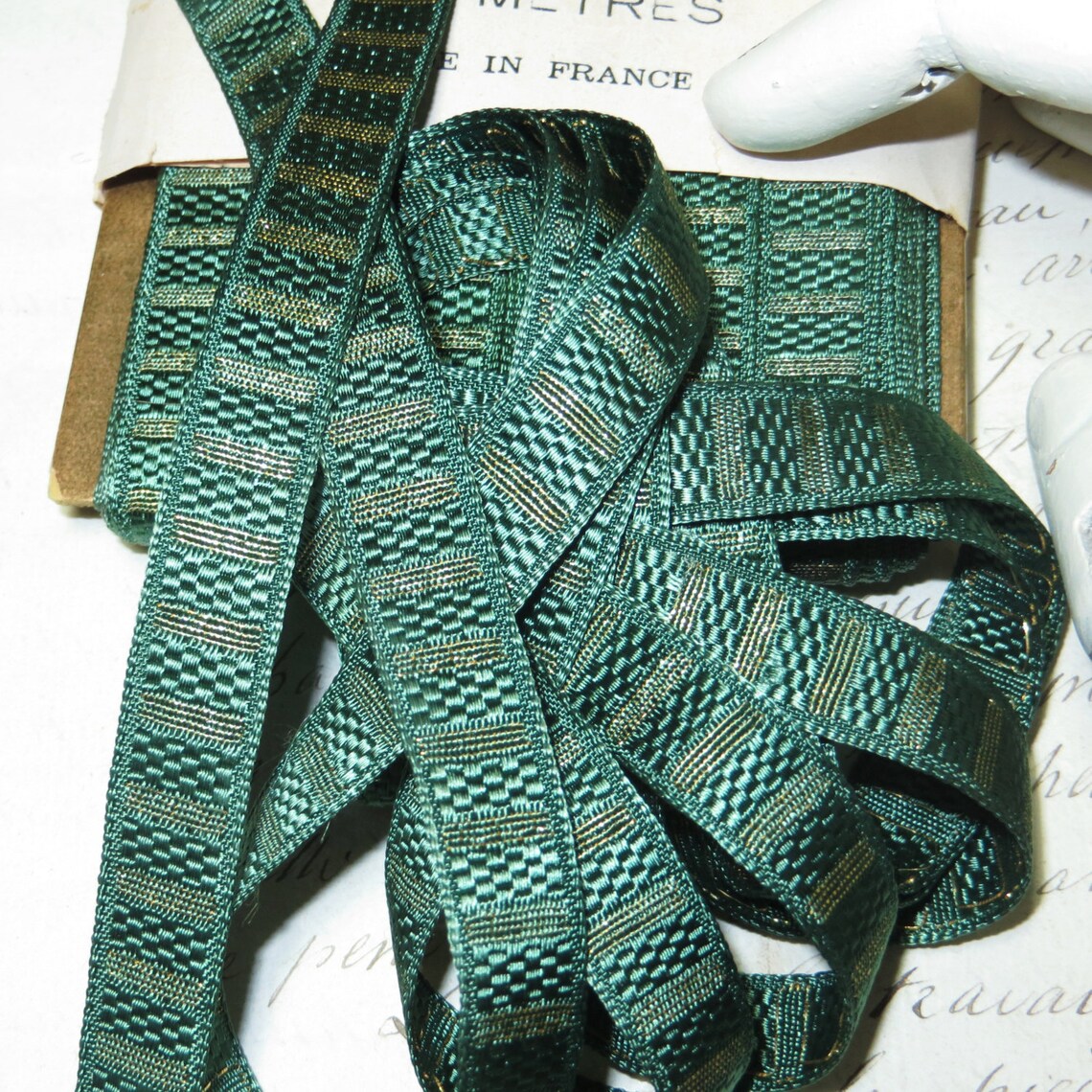 1y FRENCH BLUE METALLIC Rayon Trim Metal Baby Light N - Etsy