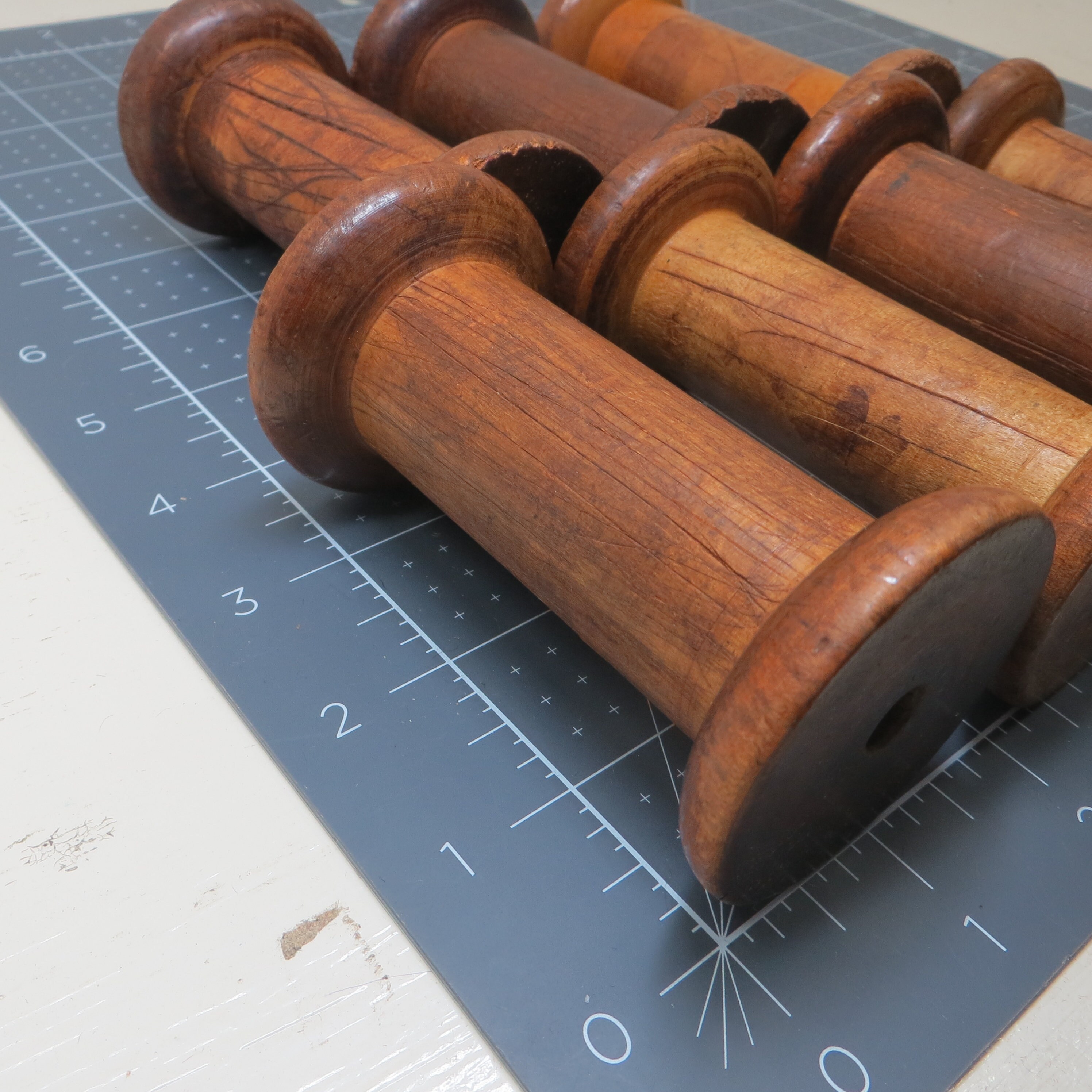 1 ANTIQUE SILK THREAD Bobbin Tag: Wood Bobbin Wooden Bobbin - Etsy