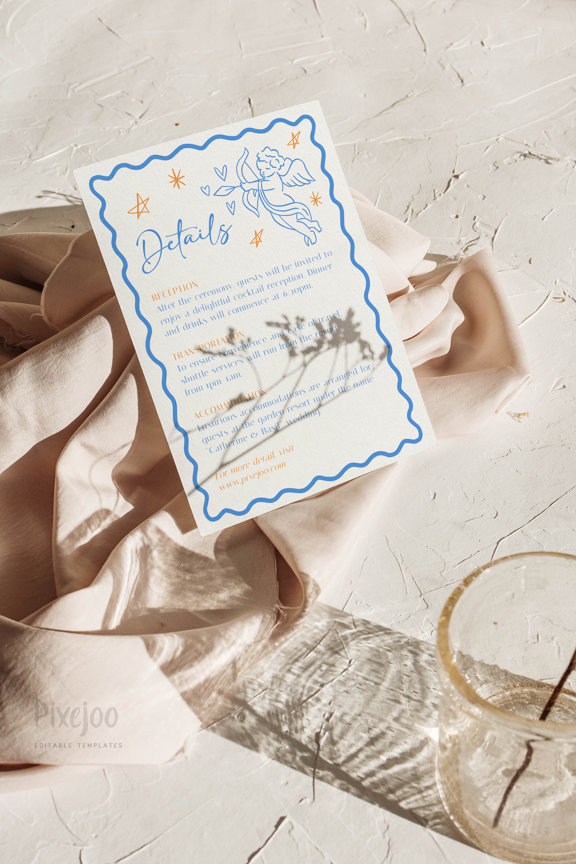 CUPID Wedding Invitation Suite With QR Code | Whimsical Wedding Suite ...