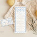 CUPID Menu Place Cards Template Scribble Wedding Menu Wave and ...