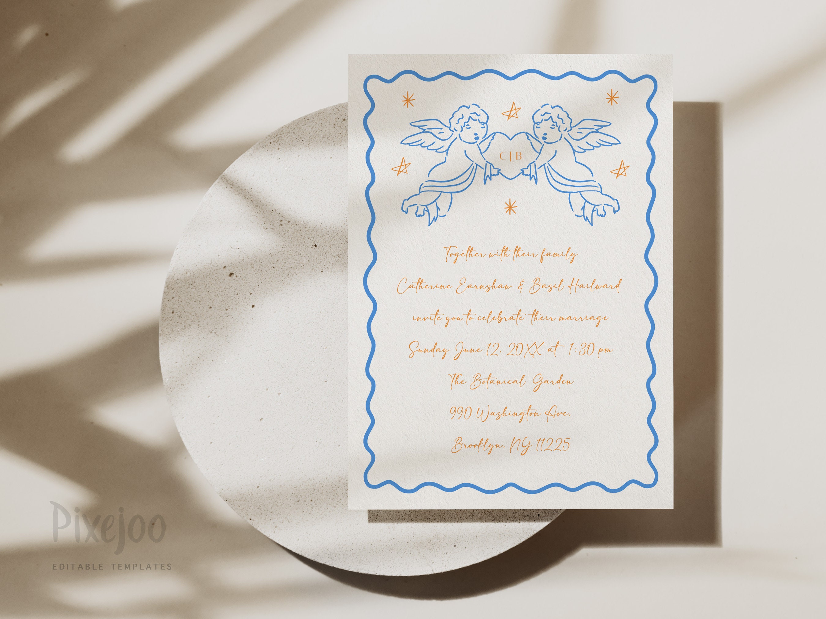CUPID Wedding Invitation Suite With QR Code | Whimsical Wedding Suite ...