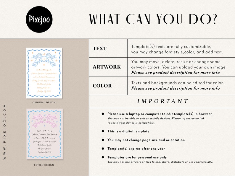 CUPID Wedding Invitation Suite With QR Code | Whimsical Wedding Suite ...