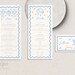 CUPID Menu Place Cards Template Scribble Wedding Menu Wave and ...