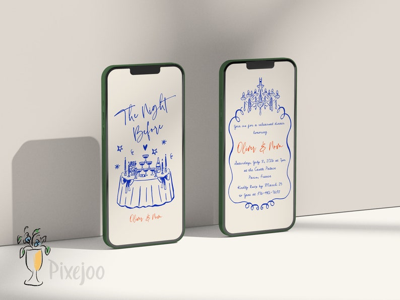 NOVA Wedding Rehearsal Dinner Invitation for the Night Before Rehearsal ...