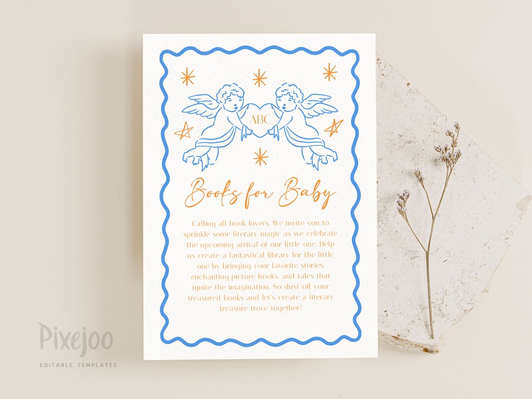 CUPID Editable Books for Baby Template Whimsical Gender Neutral Baby ...