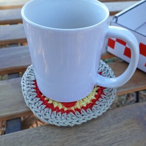 Pizza Coaster CROCHET PATTERN (coaster, Washcloth, Dish Cloth, Face ...