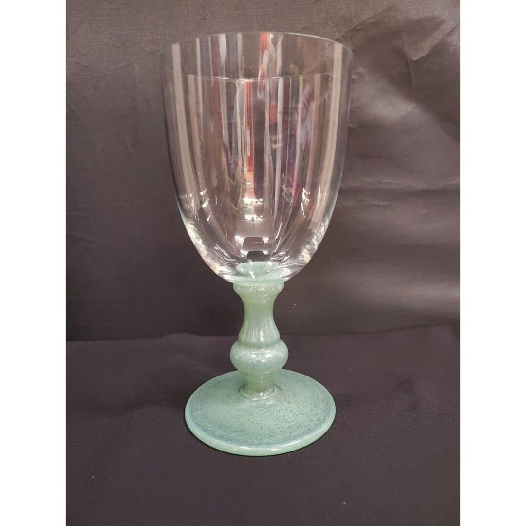 Vintage VILLEROY & BOCH ISABELLE Jade Green 6 7/8 Water Goblet - Etsy