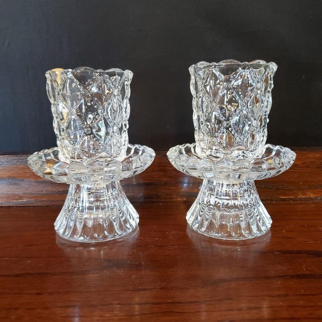 Vintage Party Light Decorative Glass Candle Holders - Etsy