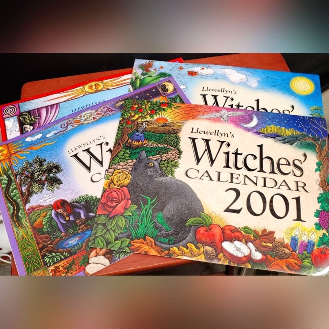 Witches' Calendar Collection Out of Print Llewellyn's - Etsy