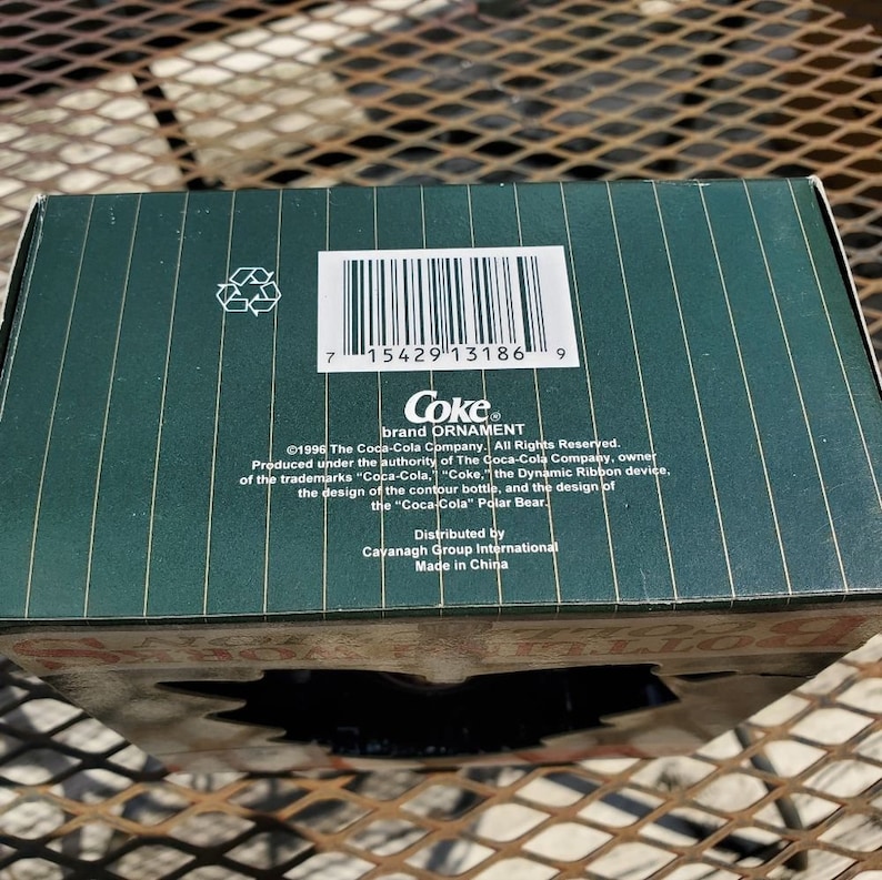 Coca Cola Bottling Works Collection Christmas Ornament Hot Air Balloon ...