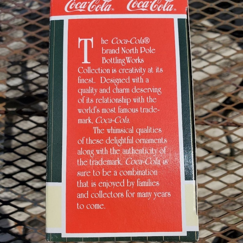 Coca Cola Bottling Works Collection Christmas Ornament Hot Air Balloon ...