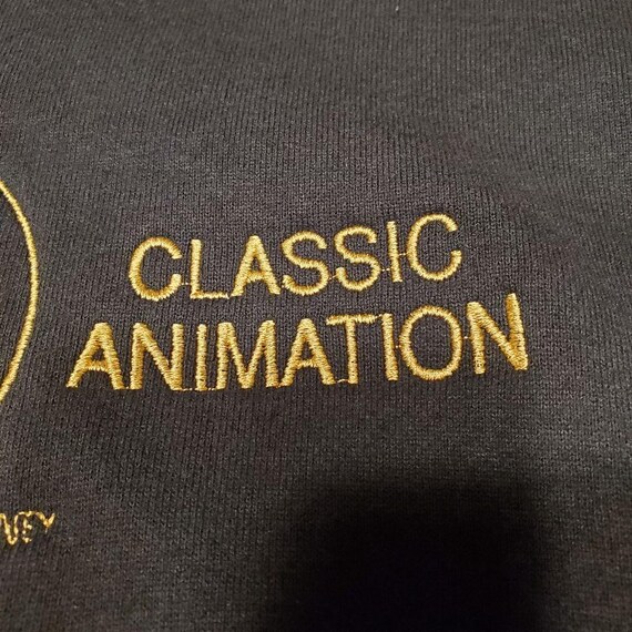 RARE Mickey Mouse 1990's Genus Disney Embroidered Bla… - Gem