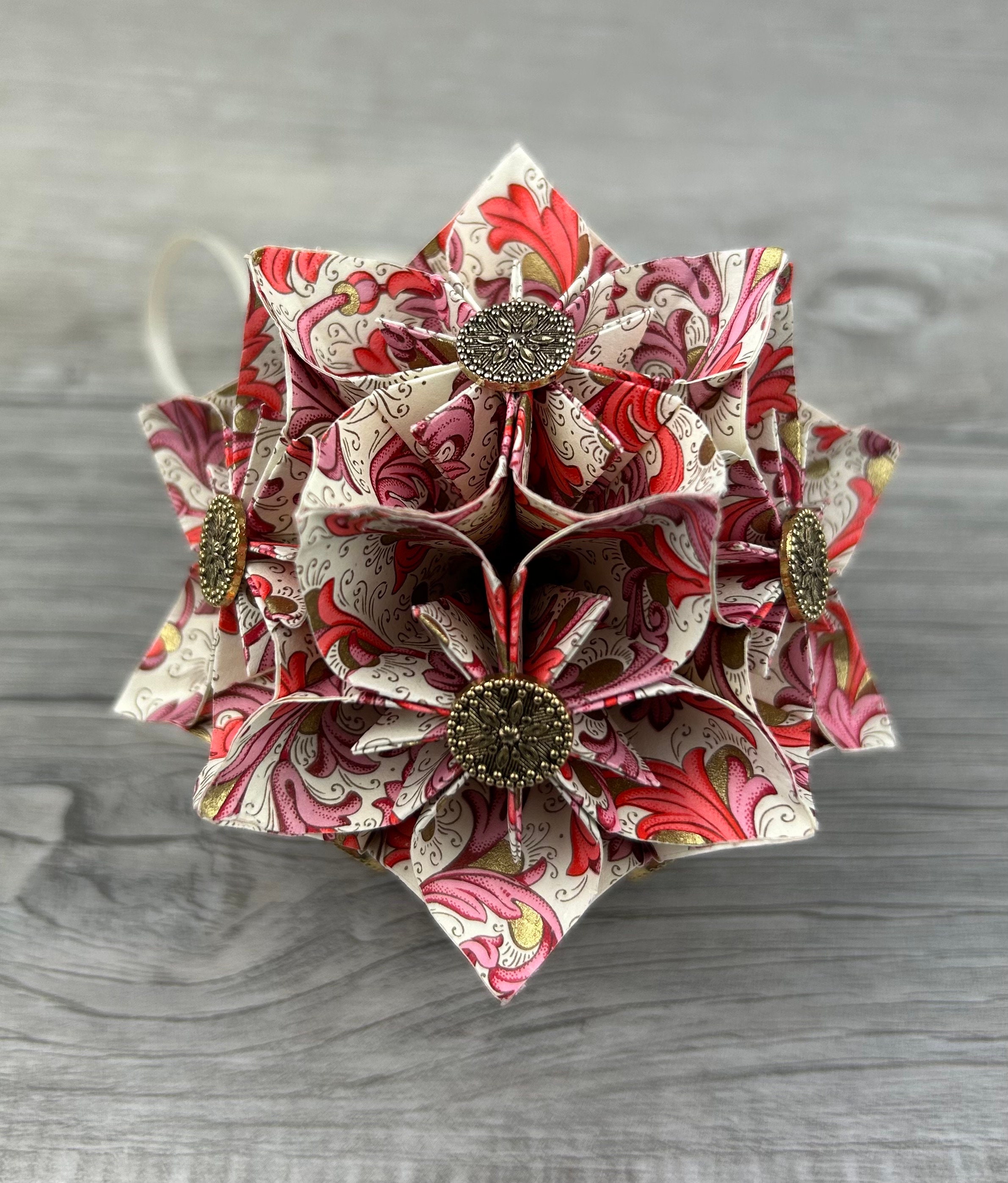 Origami Kusudama Ball Ornament - Etsy