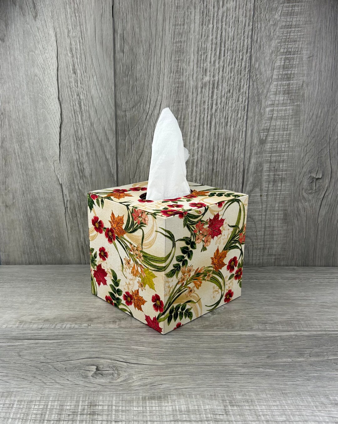 Tissue Box Cover - Fall Fabric Decor - Cartonnage - Etsy