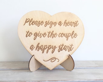 Please Sign a Heart - Etsy