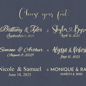 Winter Wedding Guest Book Alternative, Personalized Wedding or ...