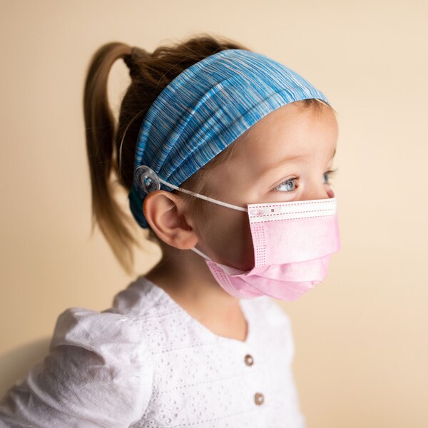 Headband With Buttons for Mask - Etsy