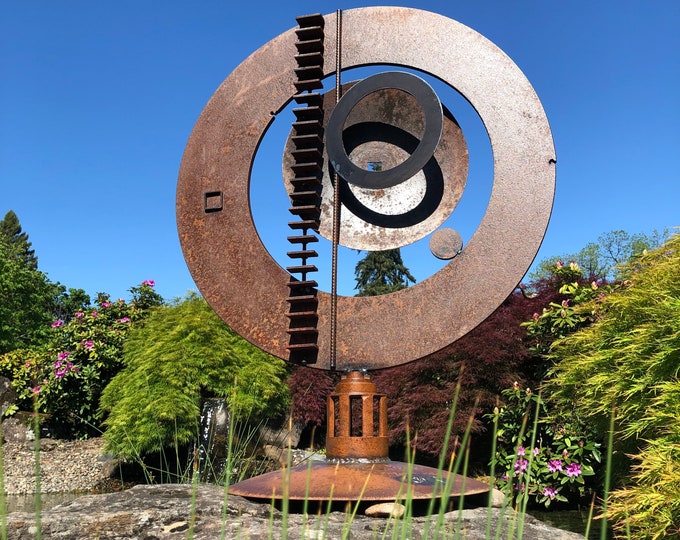 Modern Abstract Garden Sculpture by Cristi Mason-rivera - Etsy