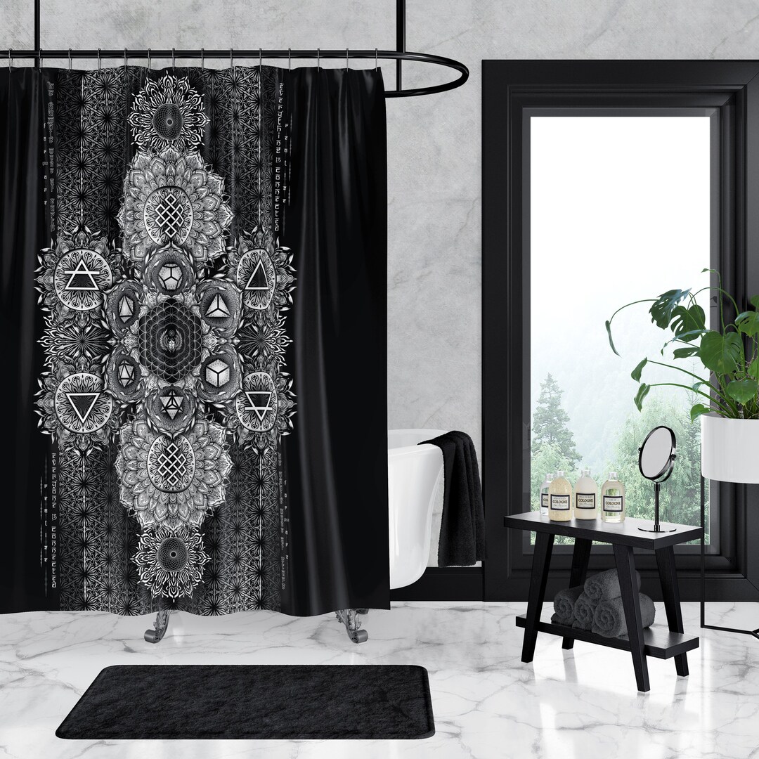 ETERNAL ALCHEMY V1 • YANTRART • Shower Curtain - Etsy