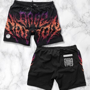 Ragecore V3 • Textured Sunset Gradient • Swim Shorts - Etsy