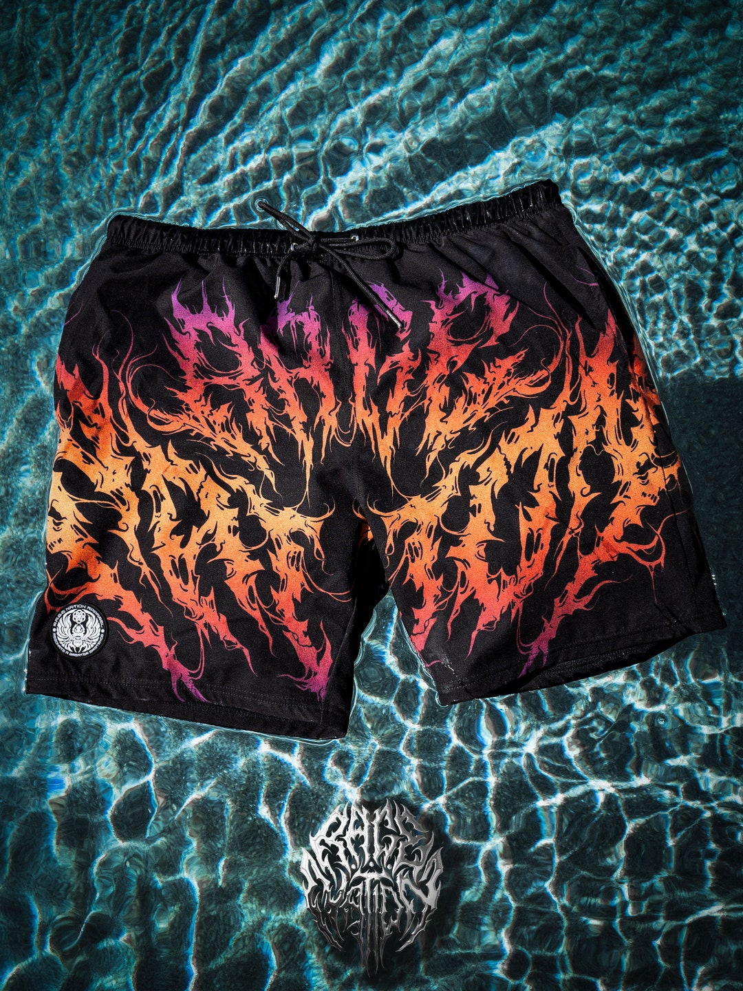 Ragecore V3 • Textured Sunset Gradient • Swim Shorts - Etsy