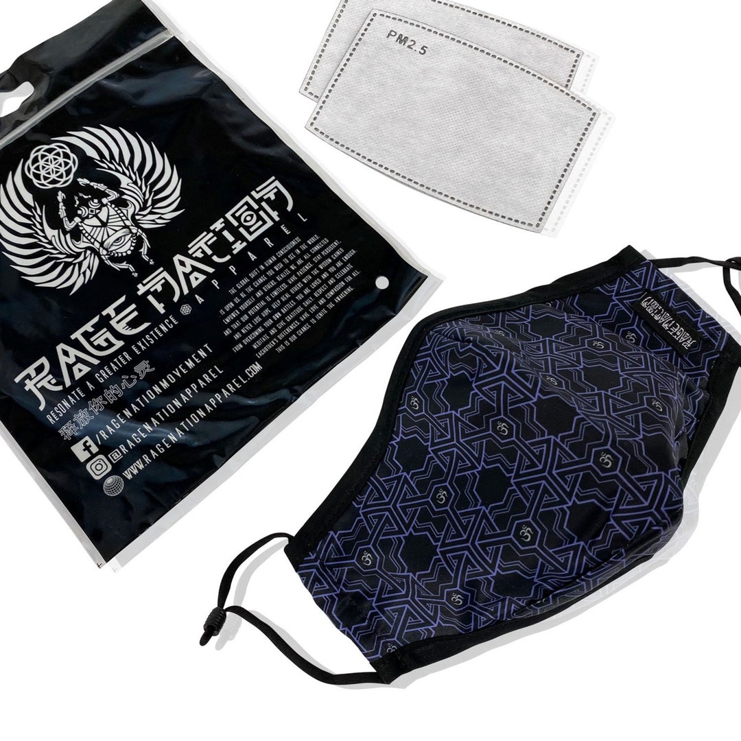 DHARMA V2 AMETHYST • Face Mask + Filters / Face Mask / Face Mask ...