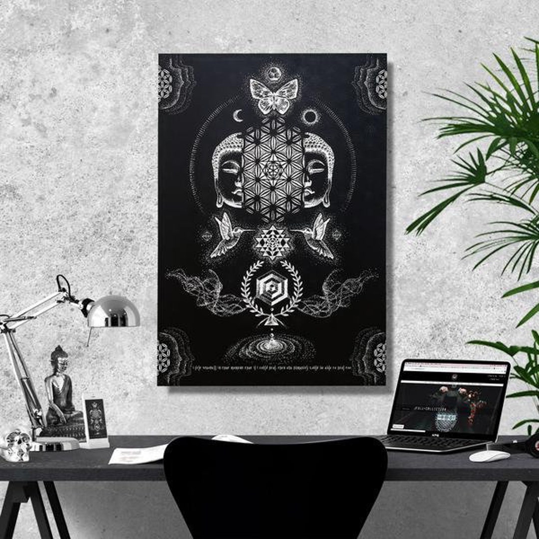 RESACRALIZATION V1 // GLENN THOMSON \\ Canvas Wrap // Canvas / Canvas ...