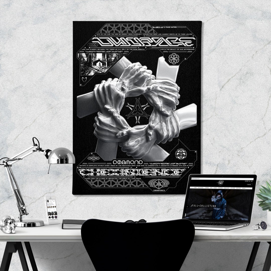 COEXIST V1 • SVBDVN X Rage NATION • Limited Edition Canvas - Etsy