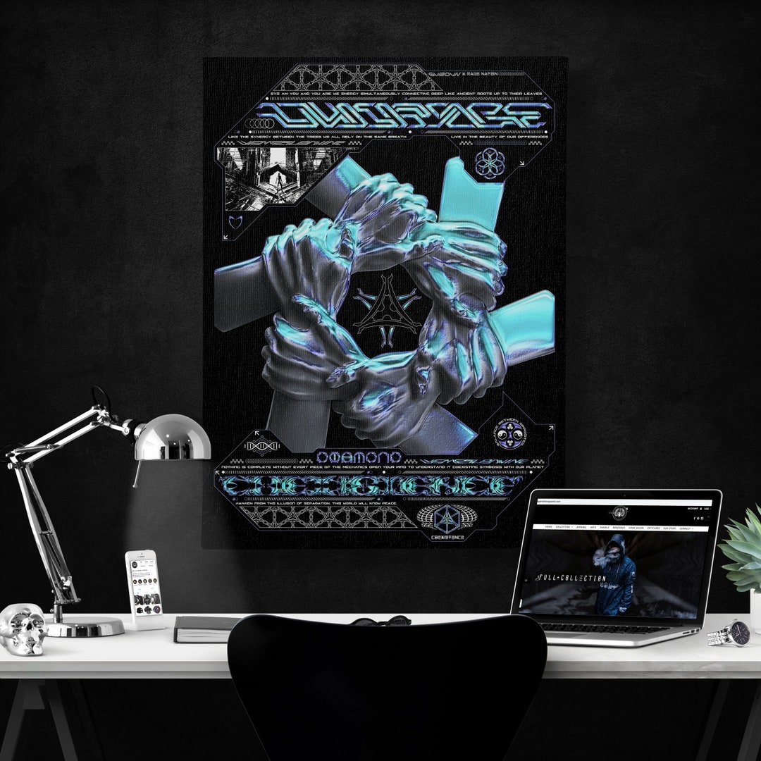 COEXIST V2 • SVBDVN X Rage NATION • Limited Edition Canvas - Etsy