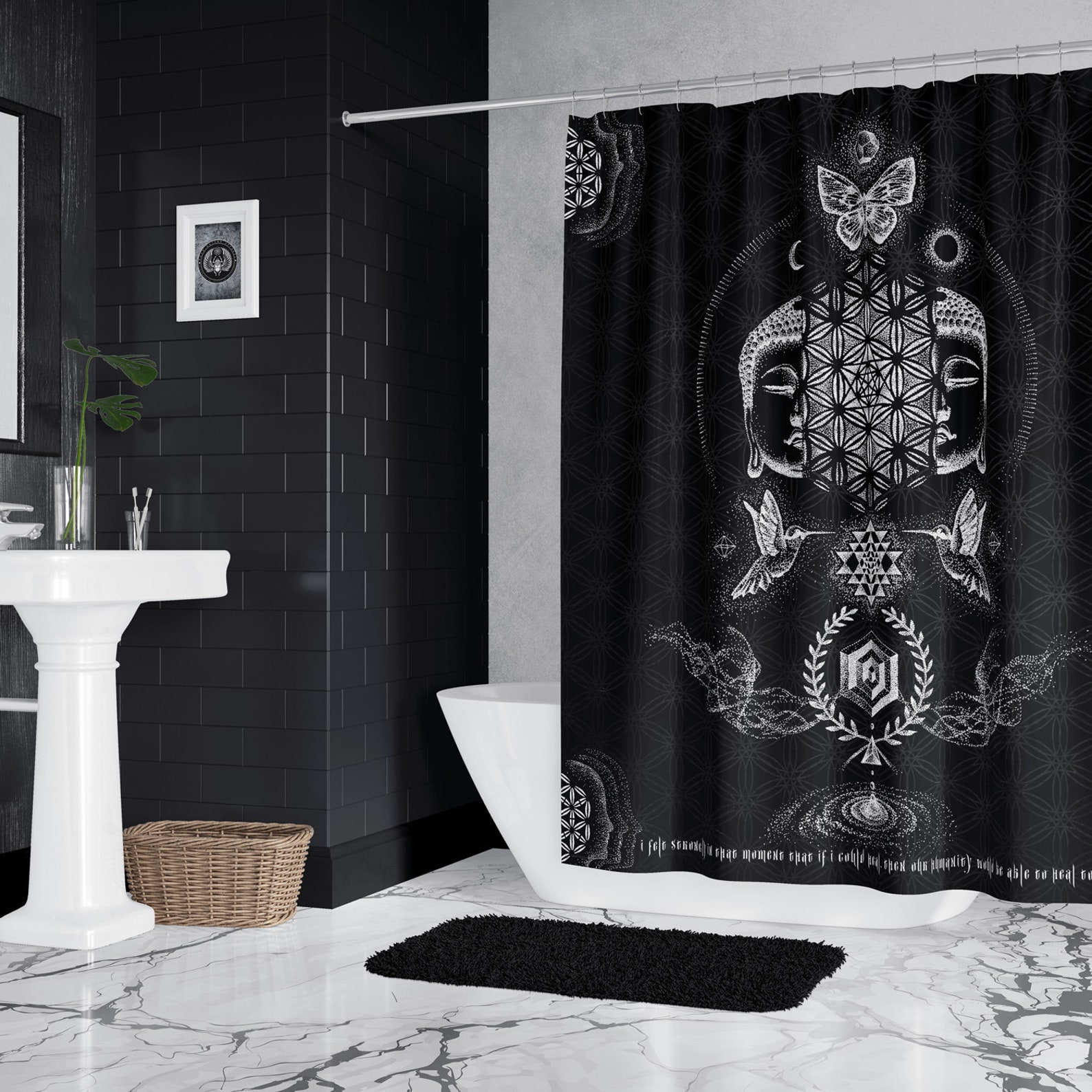 RESACRALIZATION // GLENN THOMSON // Shower Curtain / Shower Curtains ...