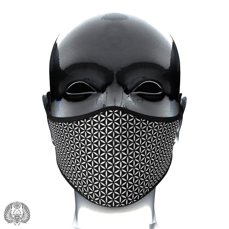SEED OF LIFE • Satin Face Mask + Filters / Face Mask / Face Mask ...