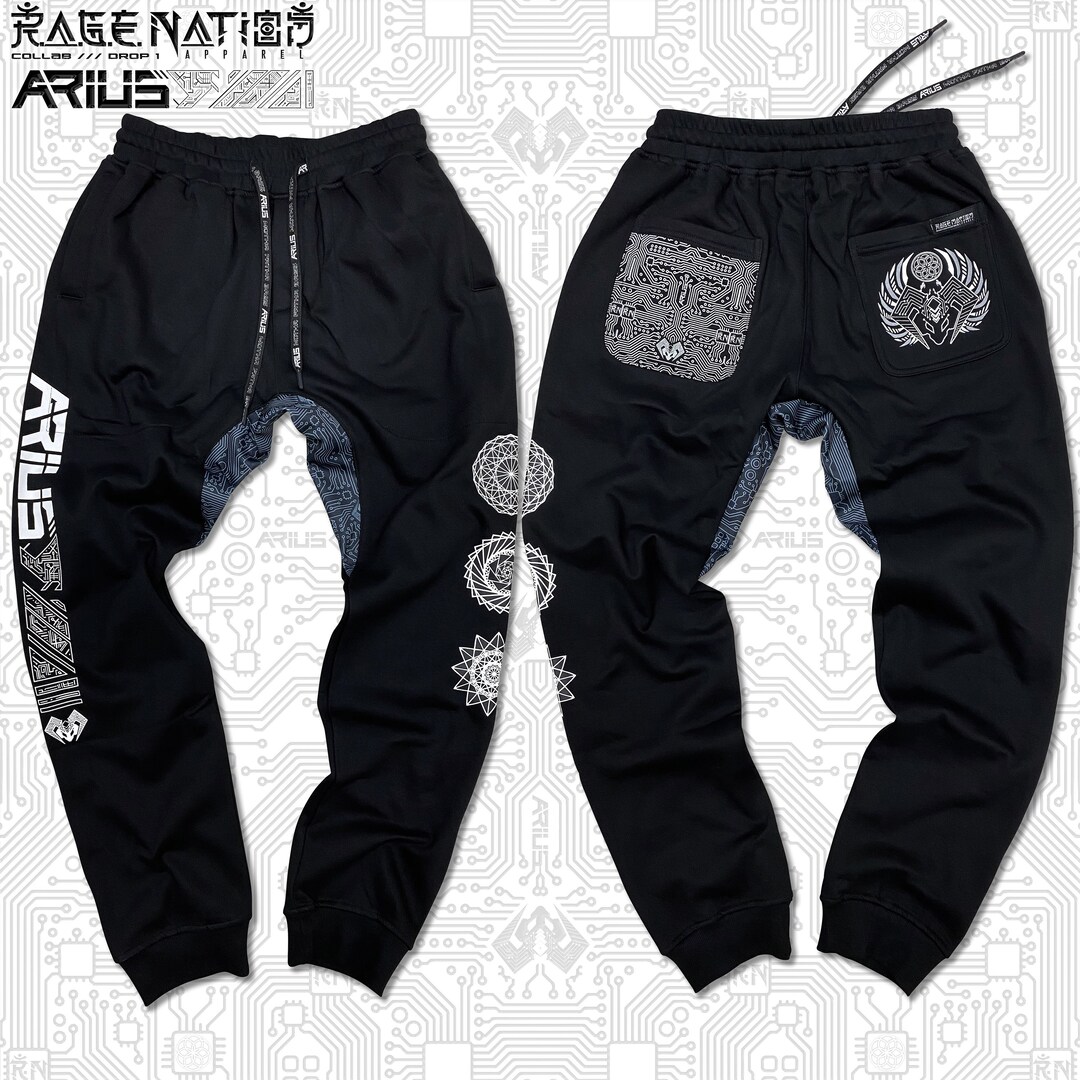 ARIUS COLLAB • Motha Fatha BASS Unisex Joggers W/ Hidden Pocket ...