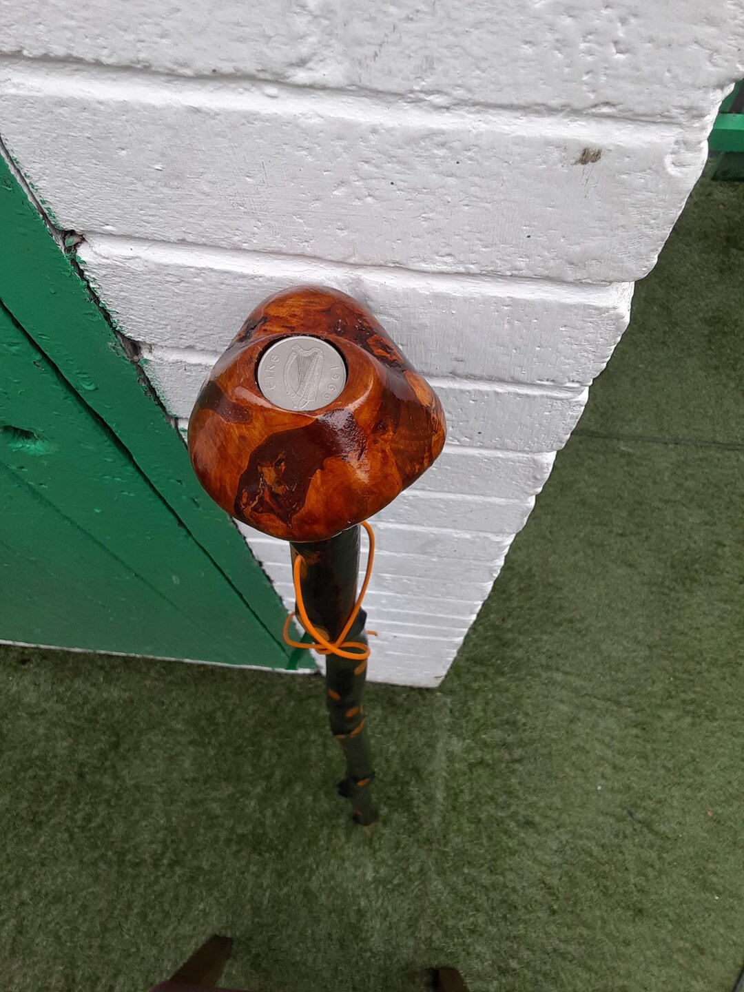 Irish Blackthorn Walking Stick Hiking Staff 54 Inchs Long 4x4 Handle 1. ...