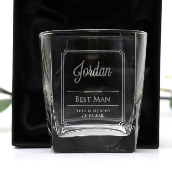 Engraved 270ml Scotch Glass W/ Gift Box Whiskey Personalised - Etsy