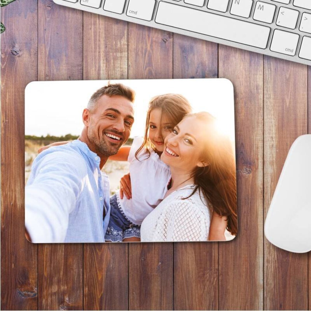 Full Colour Custom Photo Mouse Mat Mousemat Christmas End of Year Gift ...
